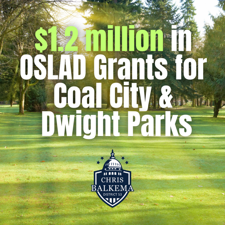 Senator Balkema Announces $1.2 million in OSLAD Grants for Village of ...
